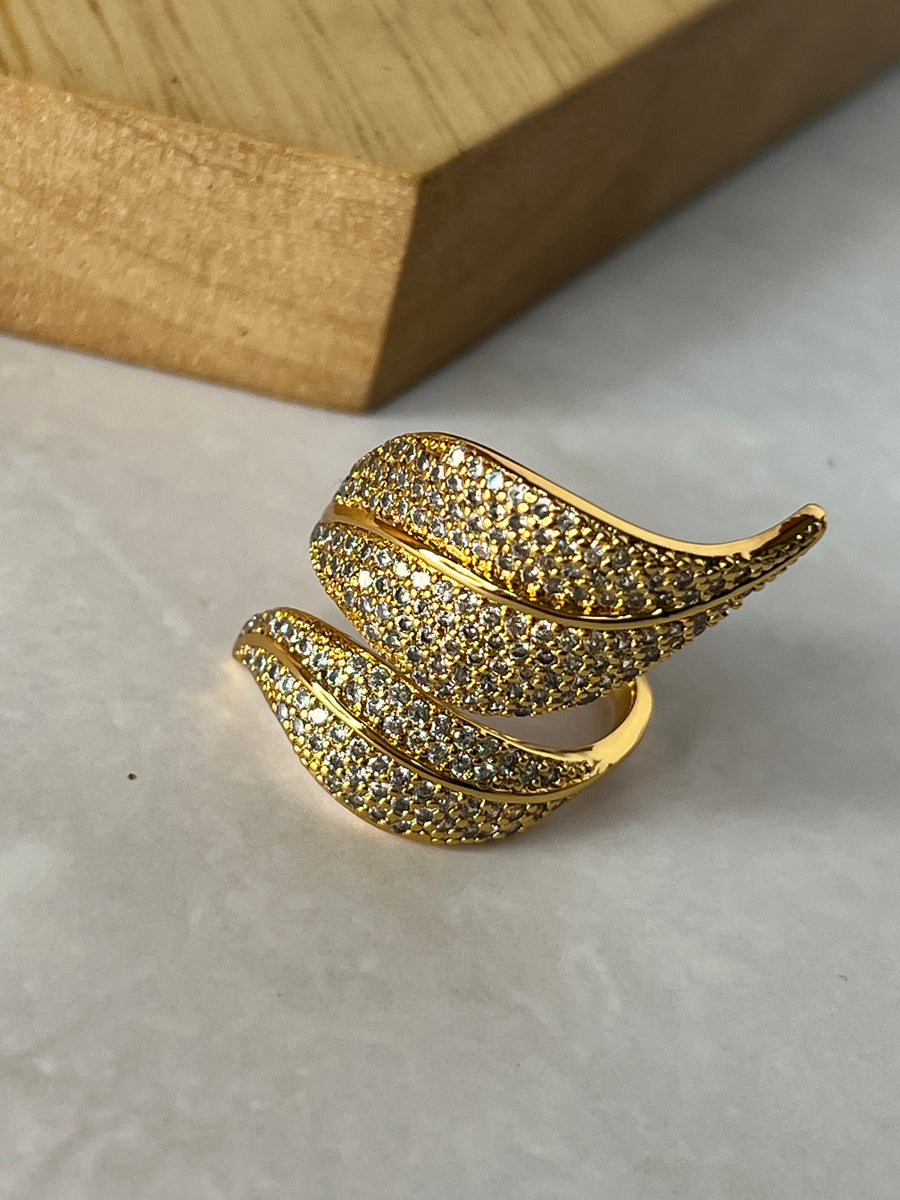 Double leaf ring – Obo Designs